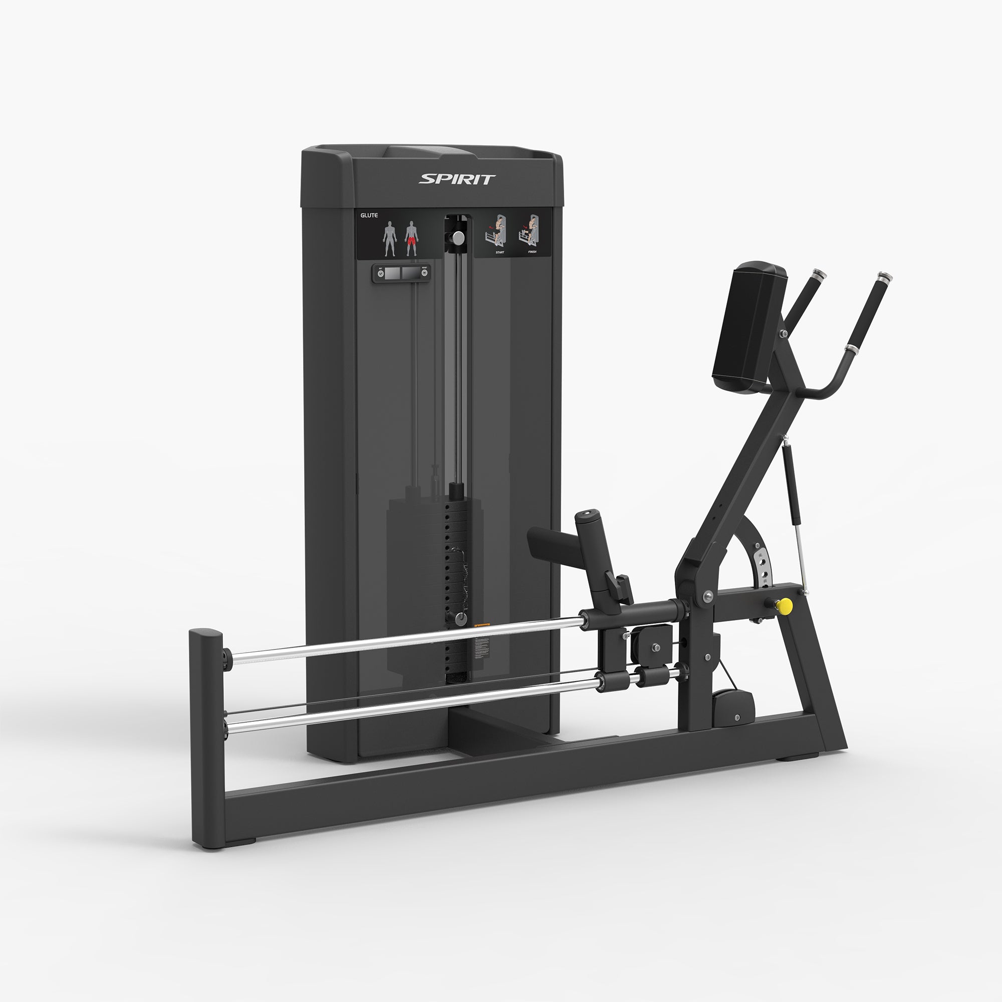 Spirit Glute Trainer CSS-GLUT Commercial Selectorized Glute Machine ...