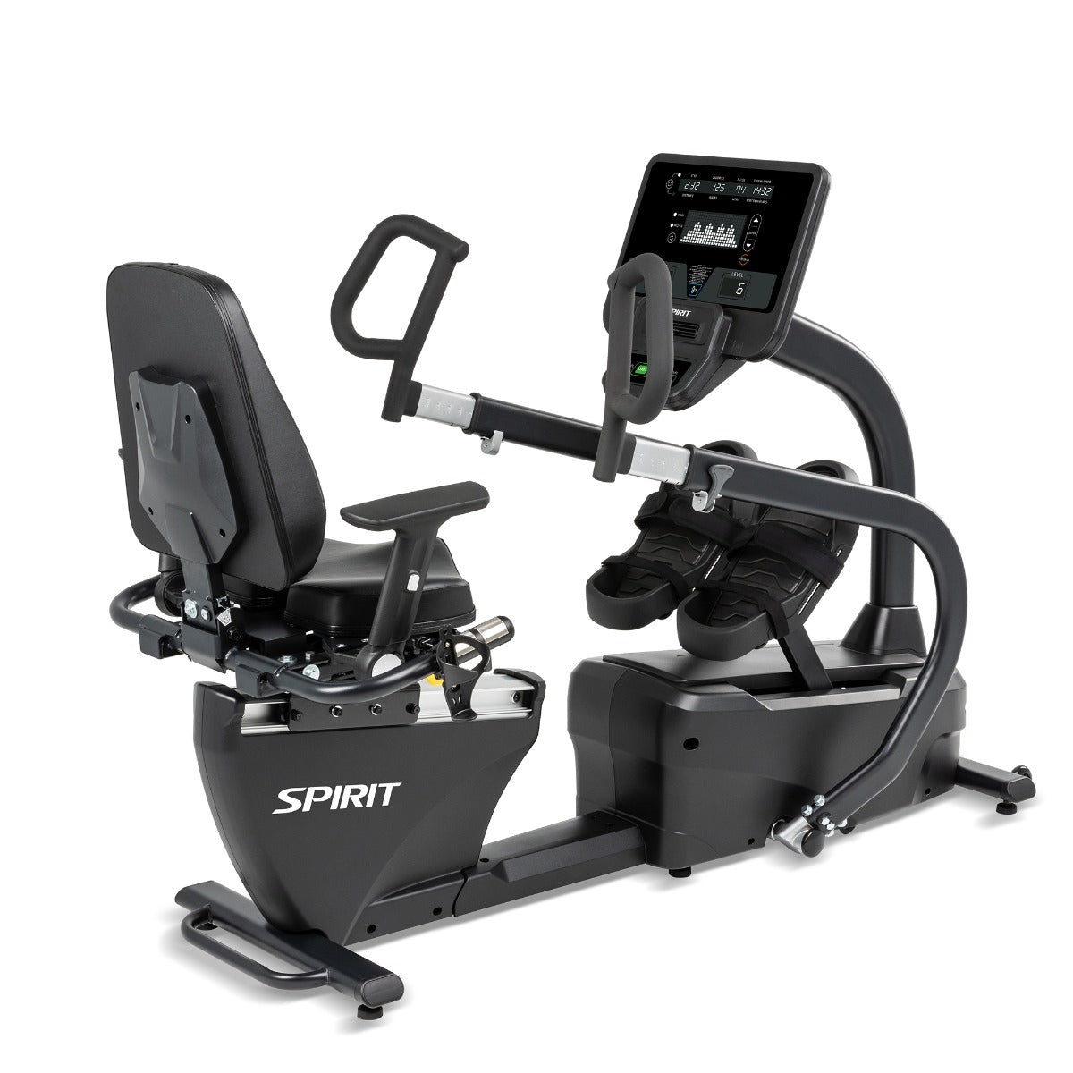 Spirit CRS800S Recumbent Stepper | Accessible Total-Body Step Trainer ...
